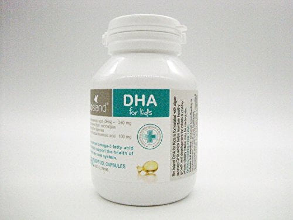 Bio Island DHA Kids .. 60 Capsules - Walmart.com