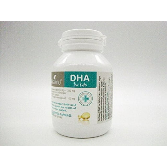 Bio Island DHA Kids .. 60 Capsules - Walmart.com