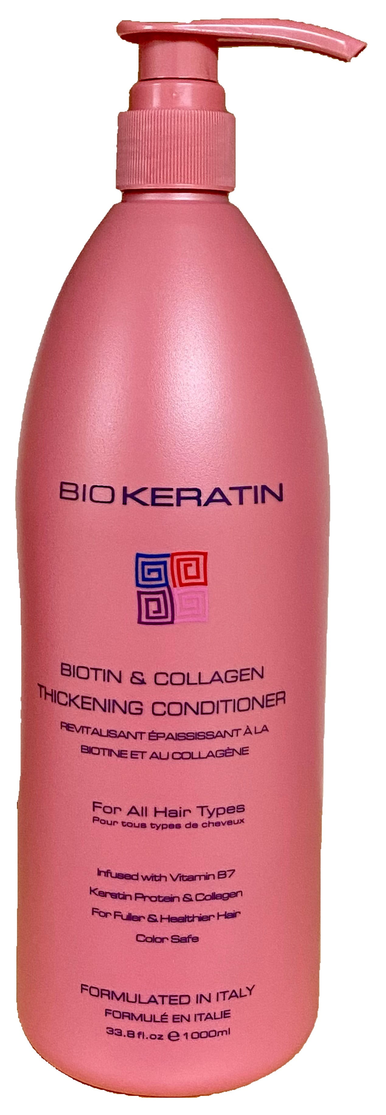 Bio Keratin Biotin & Collagen Thickening Conditioner, 33.8 fl.oz. (1000 ...