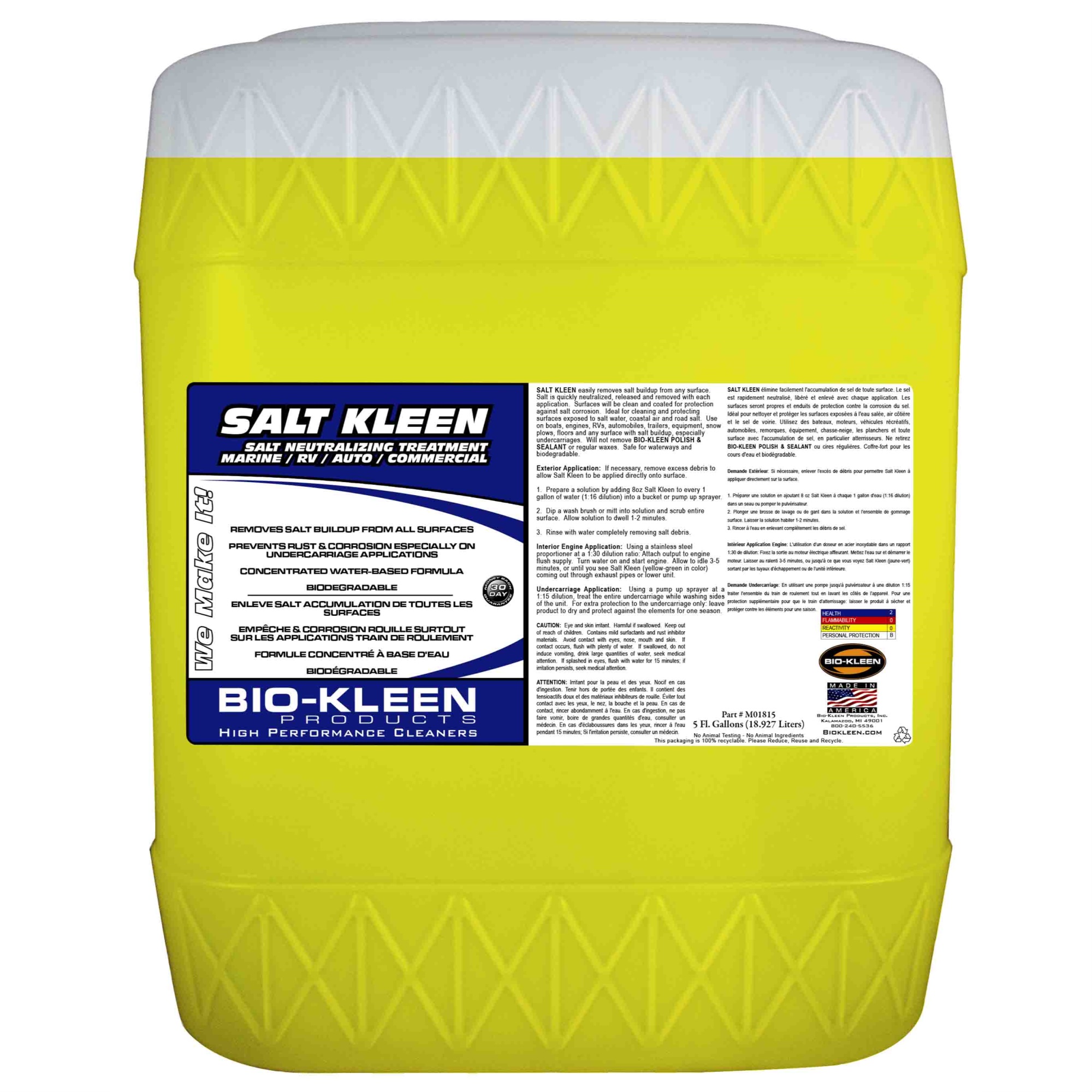 Bio-Kleen M01815 Salt Kleen - 5 Gallon - Walmart.com