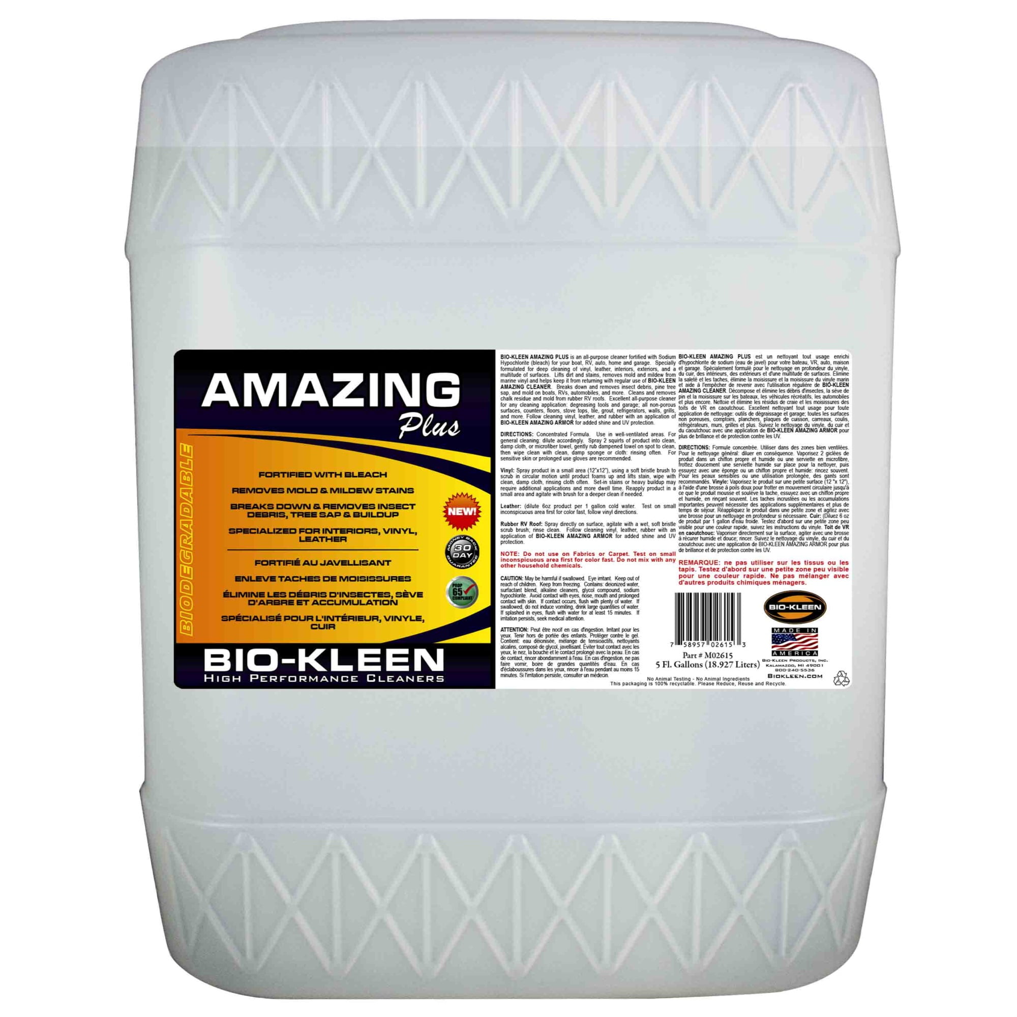 Bio-Kleen M02615 Amazing Plus All-Purpose Cleaner - 5 Gallon - Walmart.com