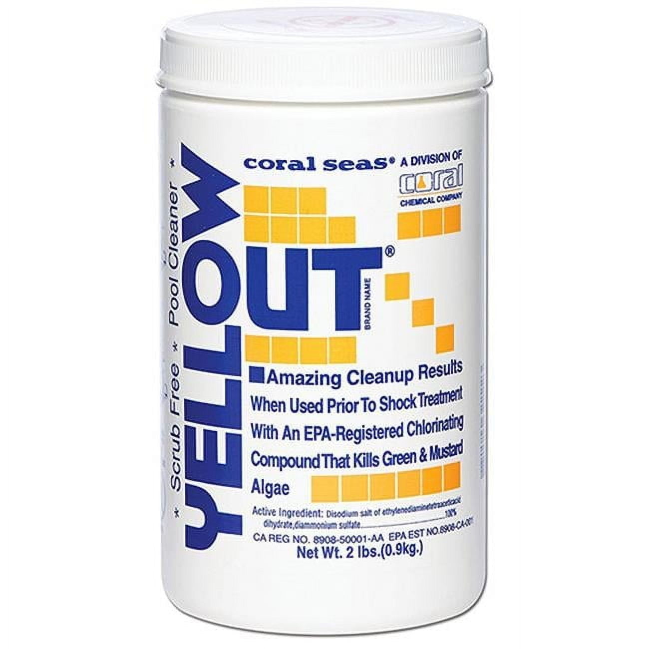 Bio Lab Yellow Out Algae Remover, 2 lbs Algaecide - Pool Treatment ...