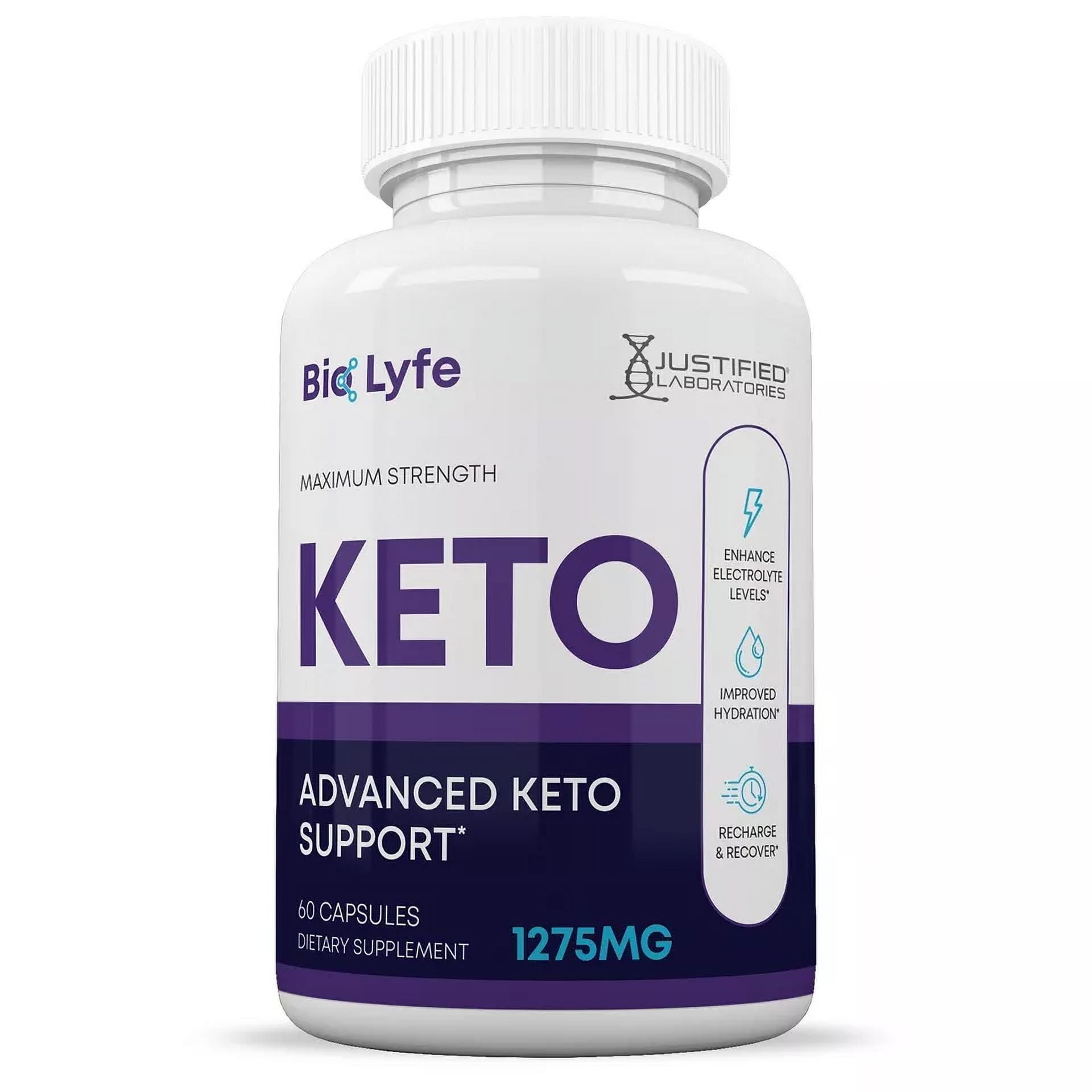 Bio Lyfe Keto ACV Pills 1275mg Alternative to Gummies Dietary ...