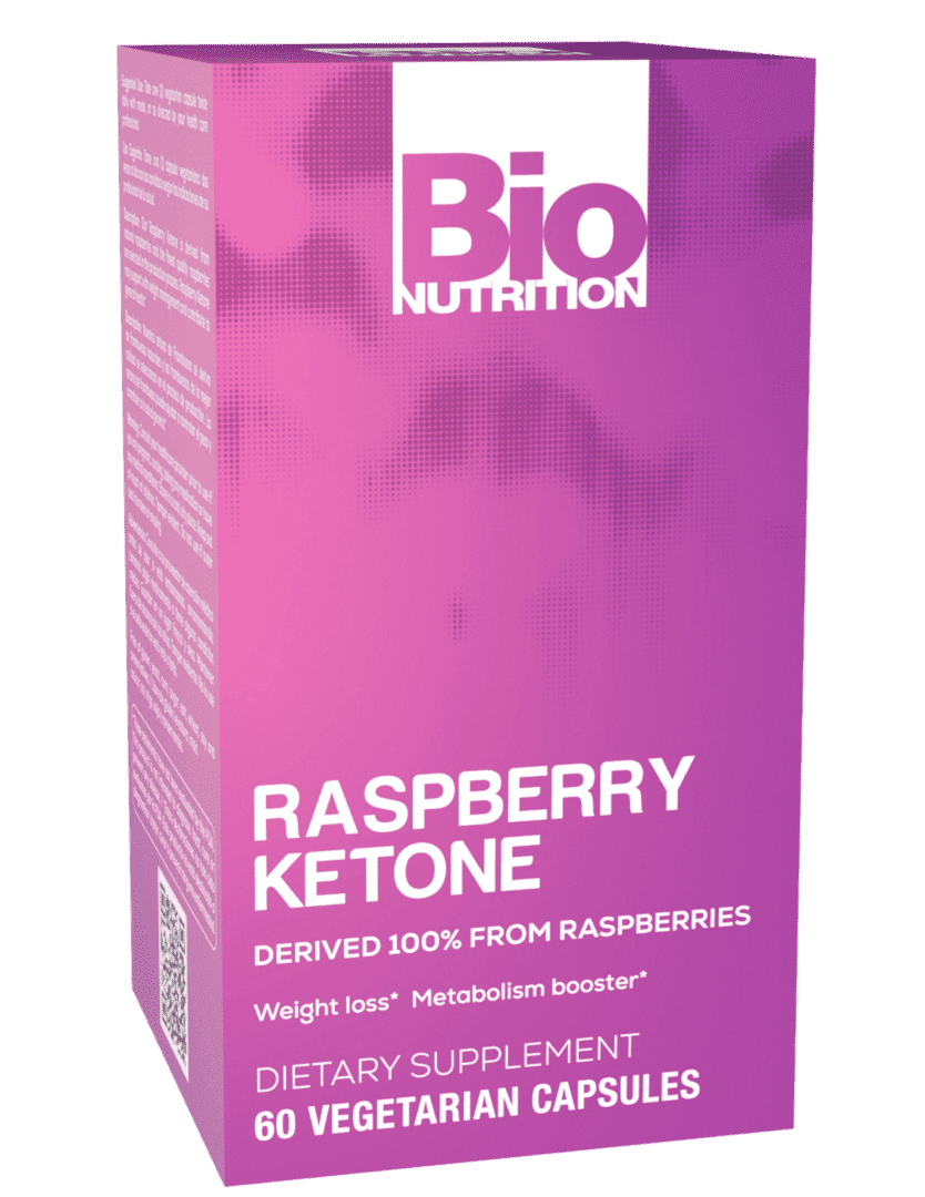 Bio Nutrition - 100% Natural Raspberry Ketone 500 mg. - 60 Vegetarian ...