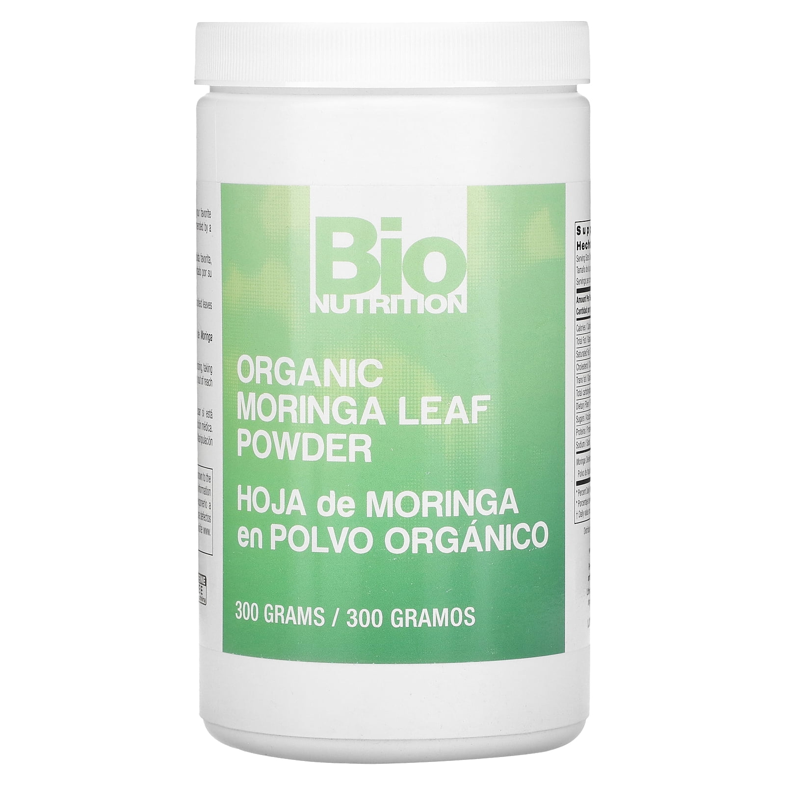 Bio Nutrition - 100% Organic Moringa Leaf Powder - 300 Grams - Walmart.com