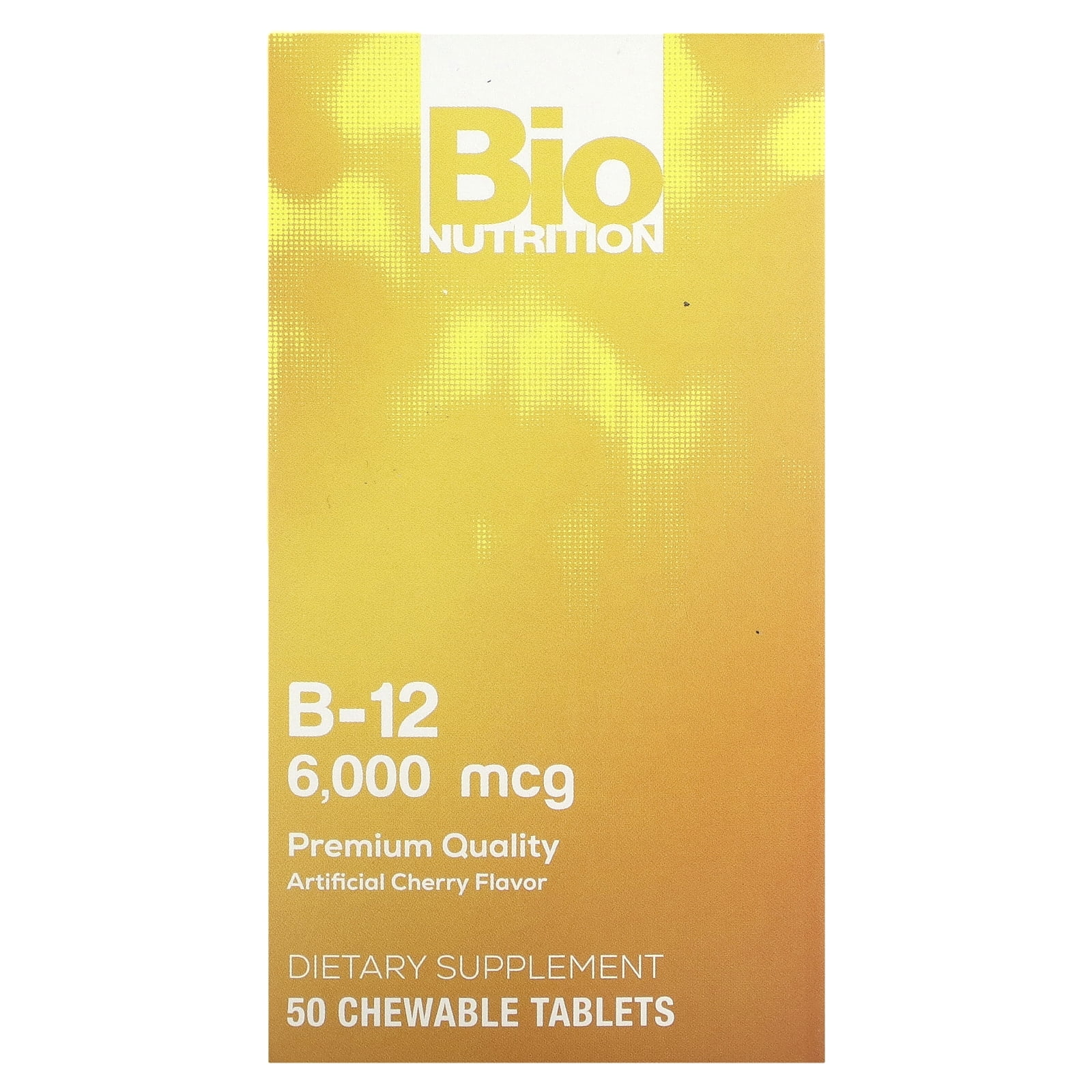 Bio Nutrition B12 Sublingual - 6000 mcg - 50 Tablets - Walmart.com