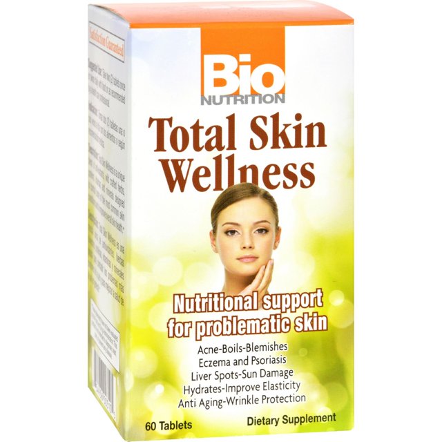 Bio Nutrition Inc. Total Skin Wellness, 60 Ct - Walmart.com