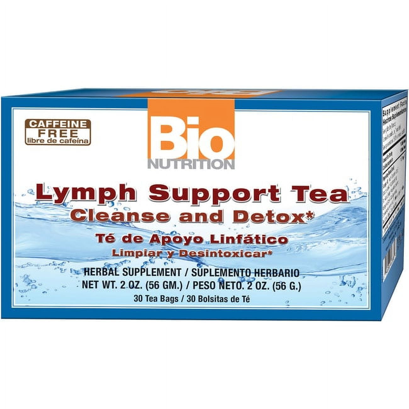 Bio Nutrition Lymph Support Tea Cleanse and Detox 30 Bag(S) - Walmart.com