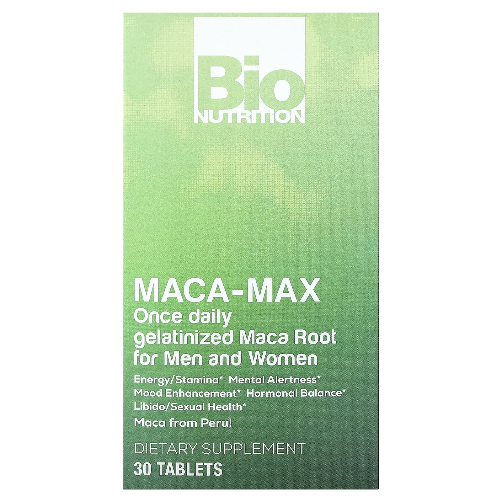 Bio Nutrition Balance Supplement Maca-Max 1,000 mg Wellness Brain Pills ...