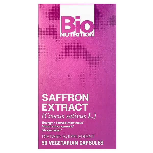 Bio Nutrition Saffron Extract - 50 Vegan Capsules - Walmart.com