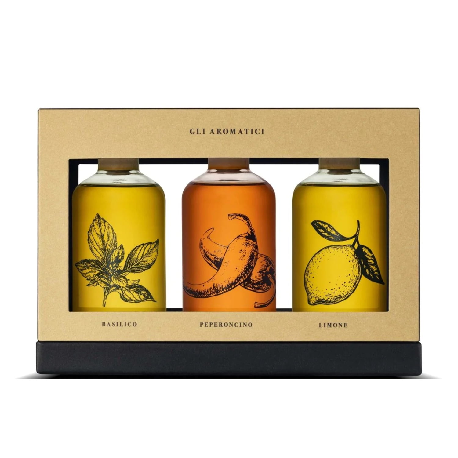 Bio Orto Organic Extra Virgin Olive Oil Gift Set, Basil, 3 Varieties in ...