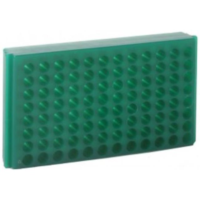 Bio Plas 0093 96 Wells Microcentrifuge Tube Rack, Green - Walmart.com