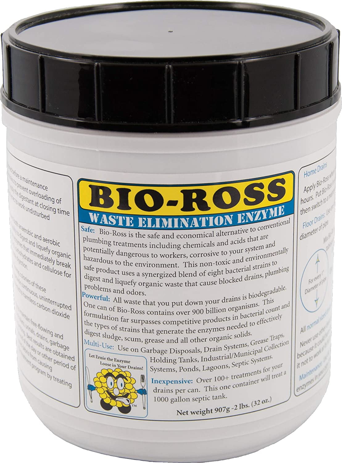 Bio-Ross Drain & Septic Drain Cleaner By Bio Ross Elimination Enzyme ...