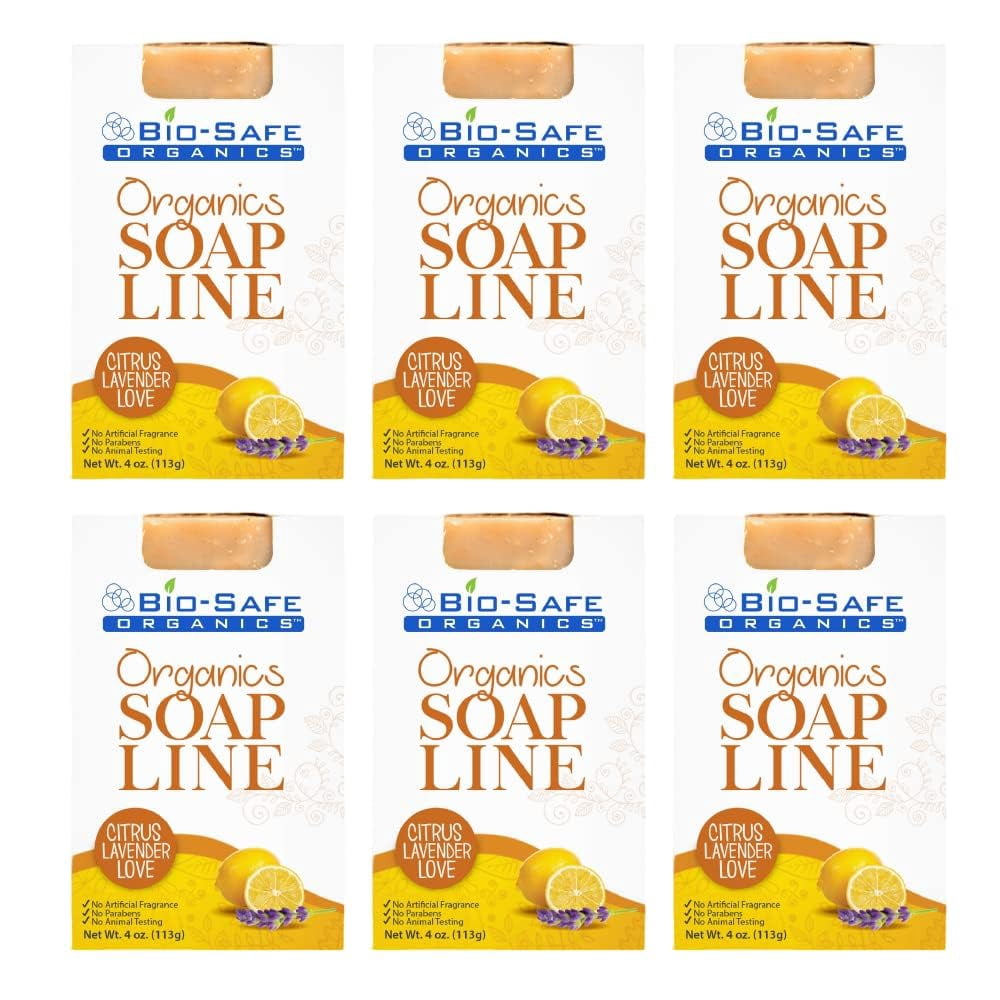 Bio-Safe Organics Citrus Lavender Love Organic Soap | 100% Organic ...