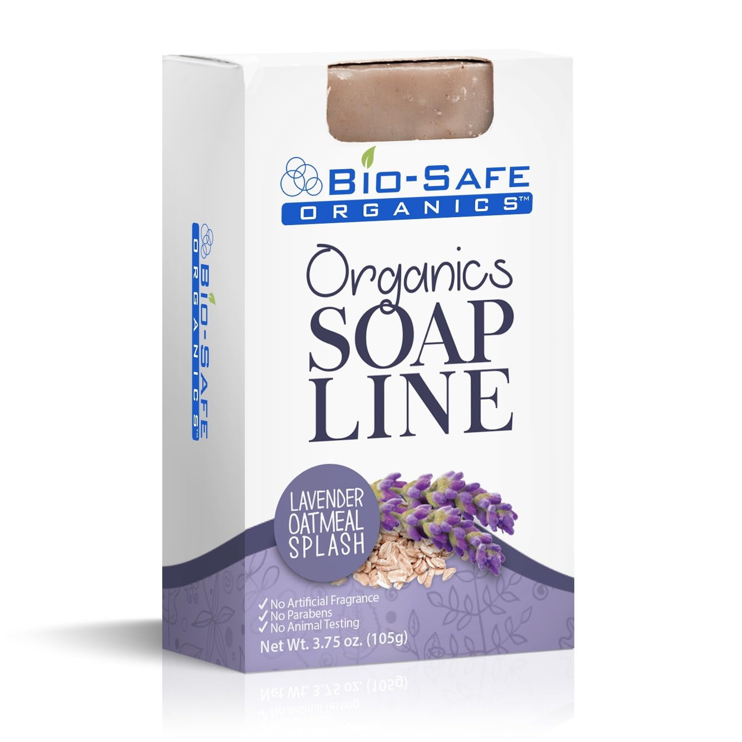 Bio-Safe Organics Lavender Oatmeal Splash Organic Soap | 100% Organic ...