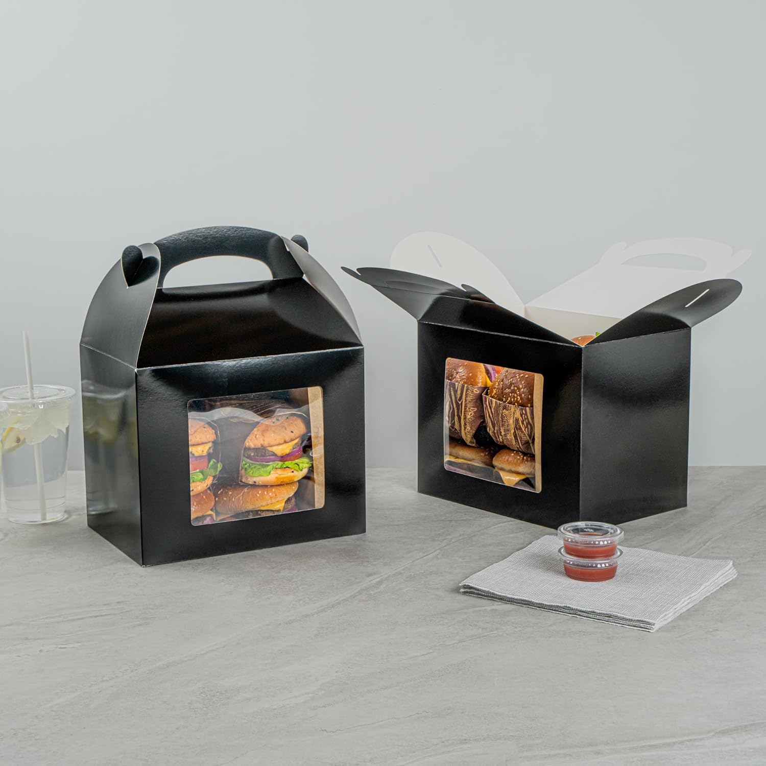 Bio Tek 10 x 7 x 8 Inch Gable Boxes For Party Favors, 25 Attractive ...