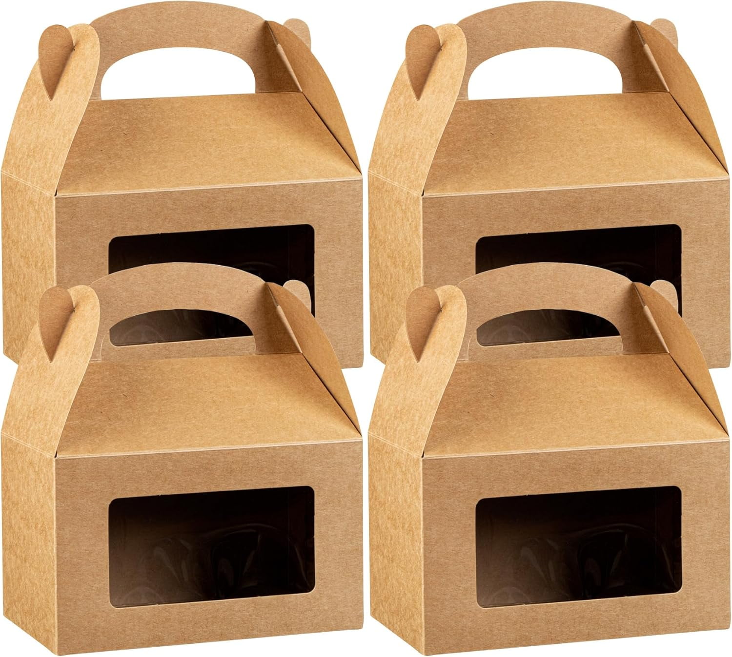 Bio Tek 6 x 3.5 x 3.5 Inch Gable Boxes For Party Favors, 100 Attractive ...