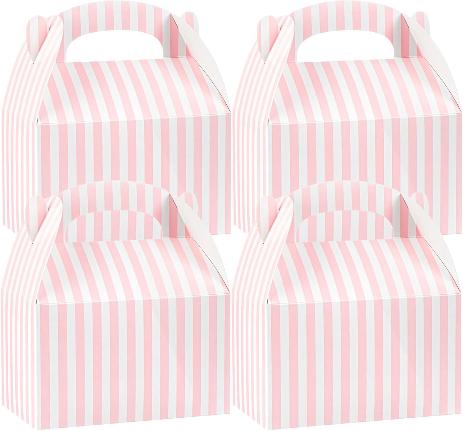 Bio Tek 6 x 3.5 x 3.5 Inch Gable Boxes For Party Favors, 25 Attractive ...