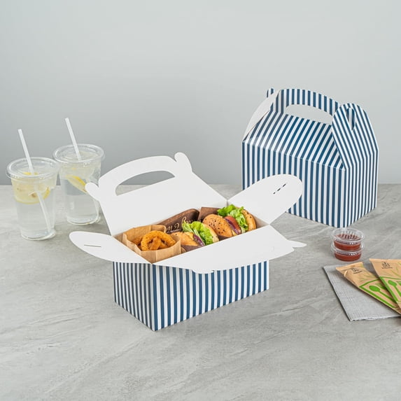 Bio Tek 9.5 x 5 x 5 Inch Gable Boxes For Party Favor, 100 Attractive ...