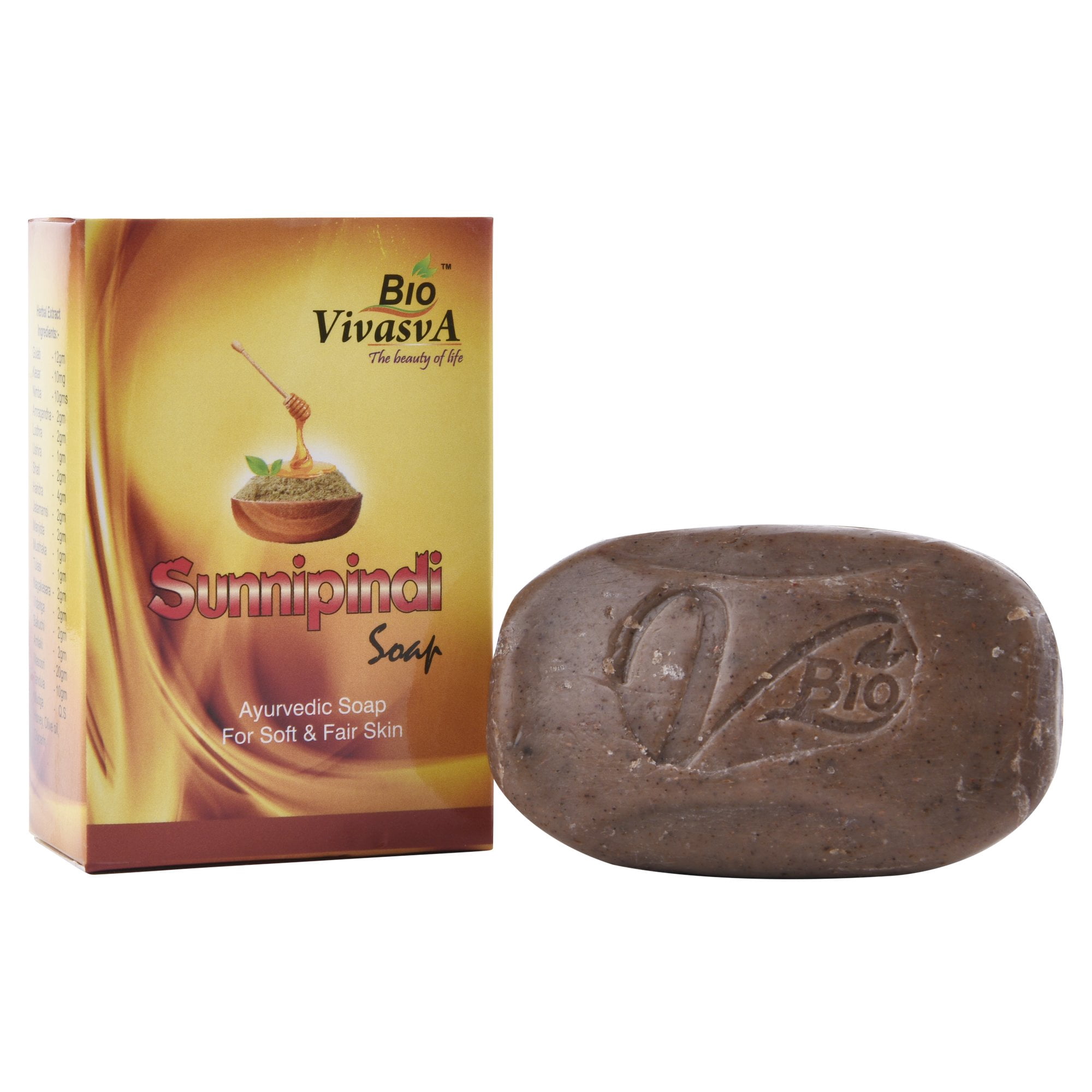 Bio Vivasva Herbal Sunnipindi/Herbal Bath Powder Soap Pack Of 12 ...