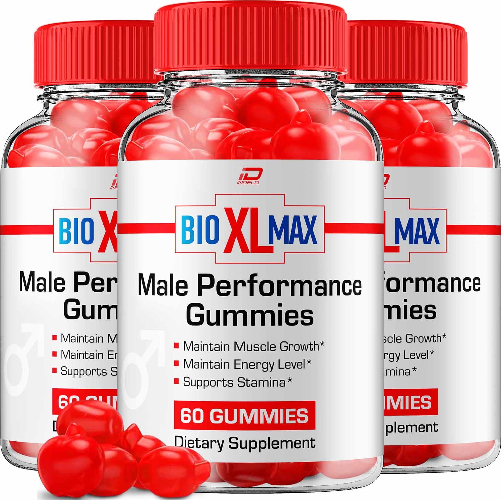 Bio XL Max Gummies for Men – BioXLMax Male Gummy All-Natural Reviews, 3 Pack, 180 Gummies ...