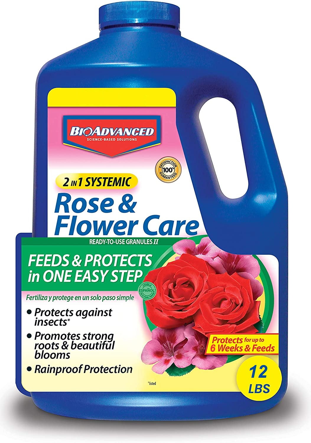 BioAdvanced 2 in 1 Systemic Rose & Flower Care, 12 Pounds - Walmart.com