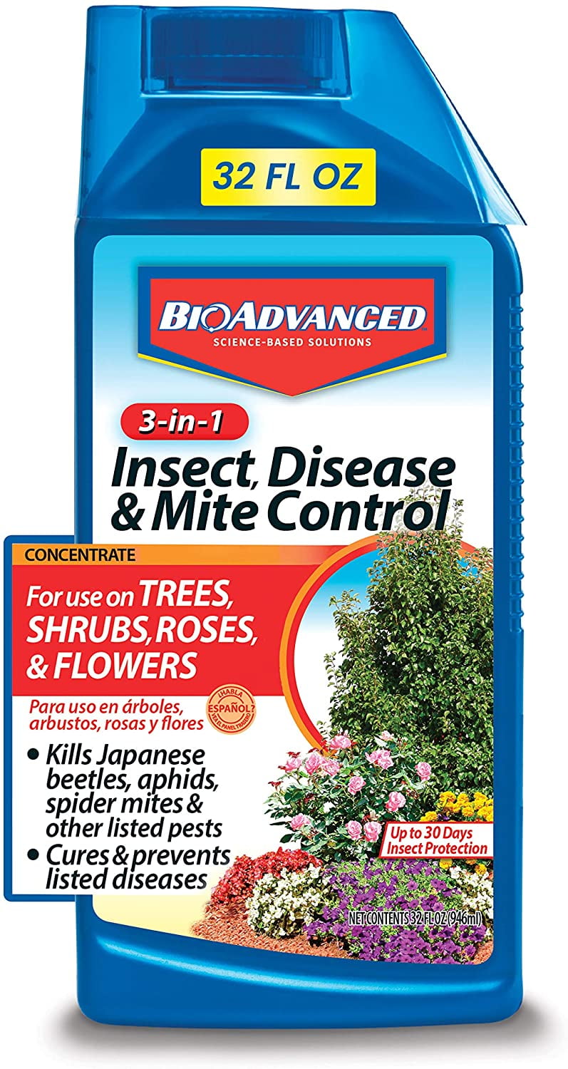 BioAdvanced 3-in-1 Insect Disease & Mite Control Concentrate - 32 oz ...