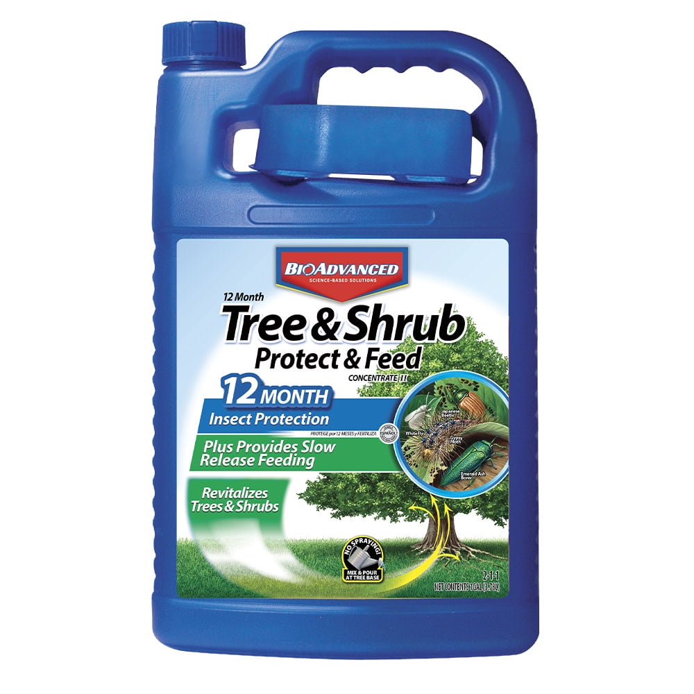 BioAdvanced Tree & Shrub Protect & Feed II Concentrate, 1 Gal - Walmart.com