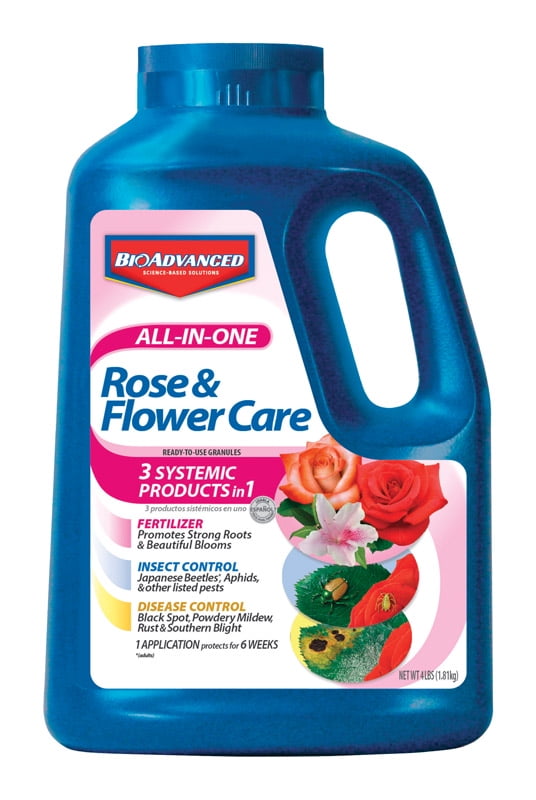 BioAdvanced 3-in-1 Rose & Flower Care: Fertilizer, Fungicide, Pesticide ...