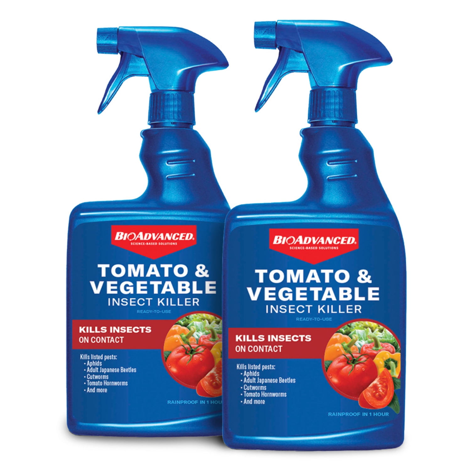 BioAdvanced Tomato & Vegetable Insect Killer, Ready-to-Use, 24 oz (2 ...