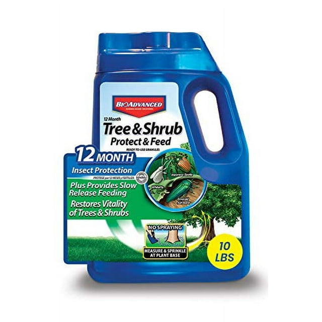 BioAdvanced Annual Systemic Pesticide, 12-Month Tree & Shrub Protect ...