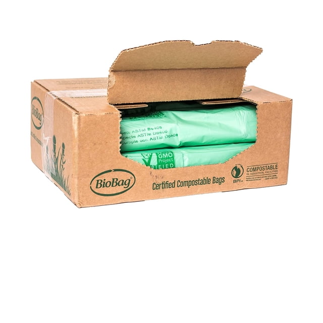BioBag (USA) The Original Compostable Bag, 23 Gallon, 120 Count, 100% ...