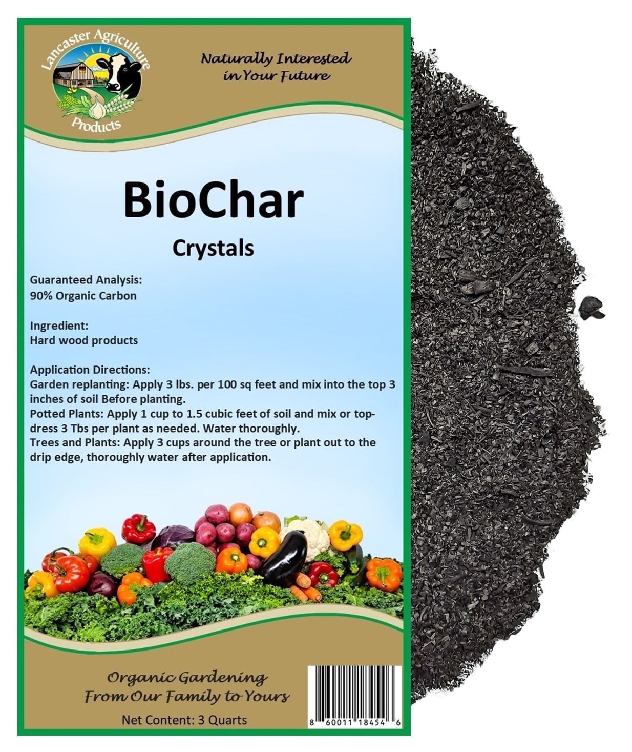 BioChar 3 Quart Outdoor and Indoor Soil Amendment Enhance Soil ...
