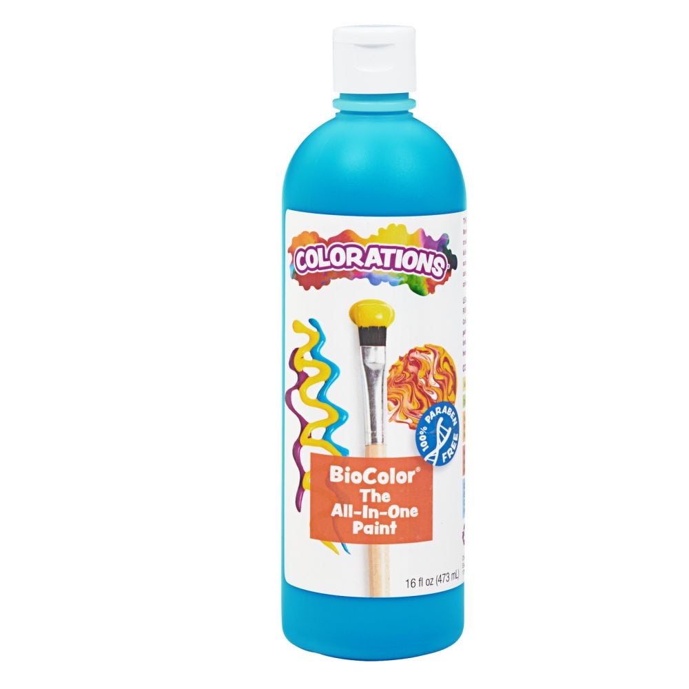 Colorations Paraben-Free BioColor Paint- Turquoise, 16 oz. - Walmart.com