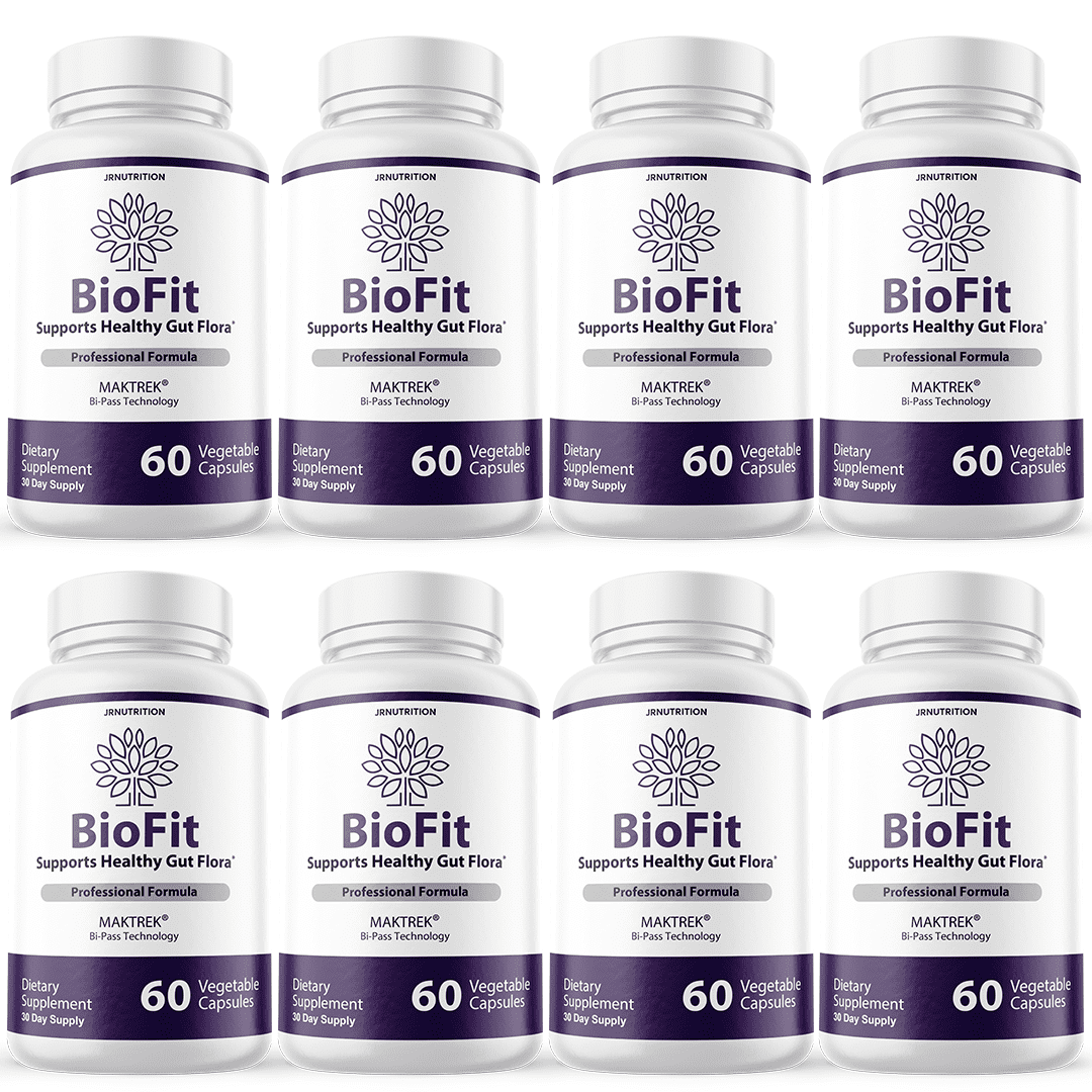 BioFit Probiotic Dietary Supplement - Official Formula -8 Bottles ...