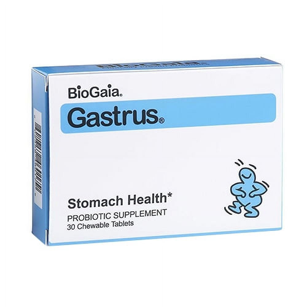 BioGaia Gastrus Probiotic Chewable Tablets - Mandarin Flavored (30 ea ...