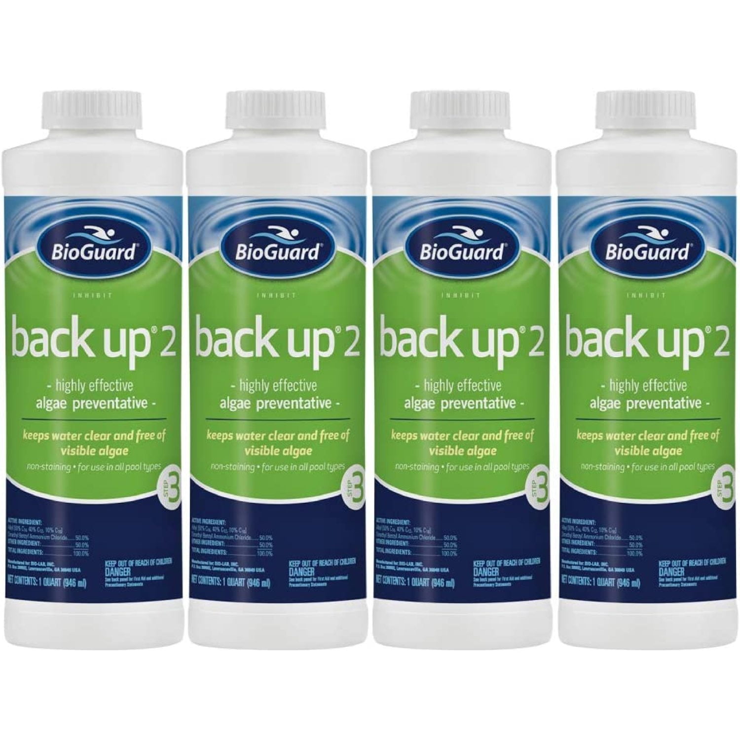 BioGuard Back Up 2 (1 qt) (4) - Walmart Business Supplies