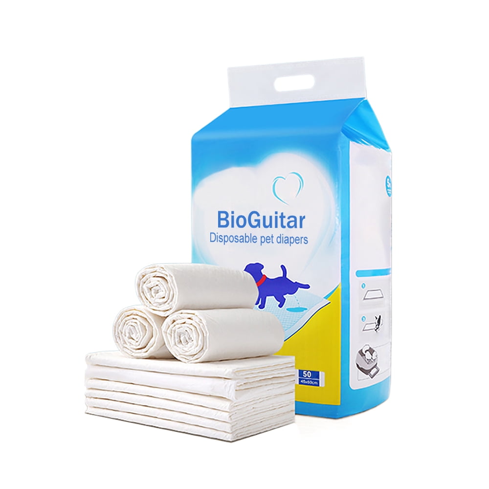 BioGuitar Disposable pet diapers, Incontinence Chux Pads Absorbent 2g ...