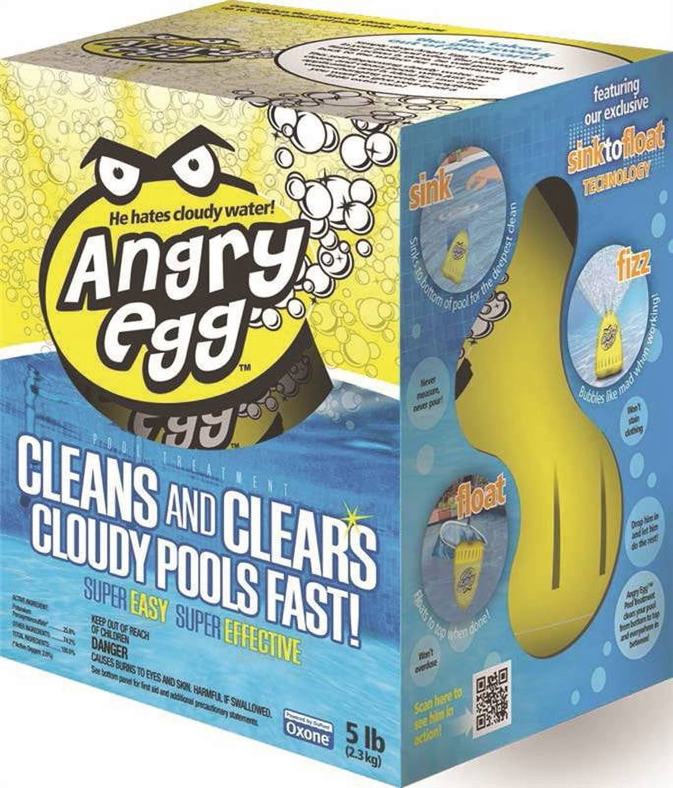 BioLab Angry Egg 23722AE Swimming Pool Cleaning Treatment Clears Cloudy ...