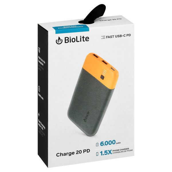 BioLite USB-C 6,000 mAh Charge 20 PD Portable Powerbank 1 ea - Walmart ...