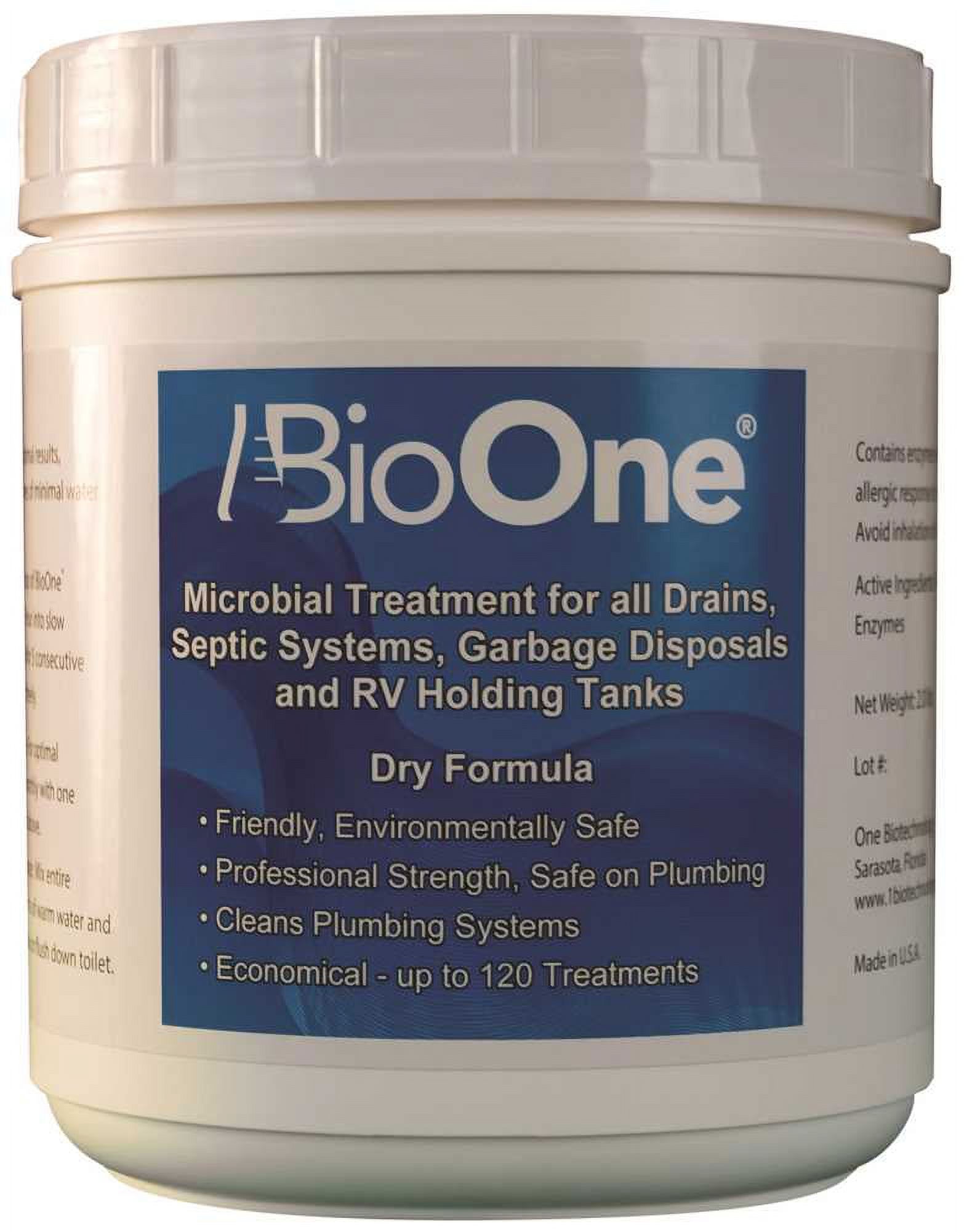 BioOne B1DRY 2 lbs. Dry Drain & Septic System Maintenance Treatment for ...