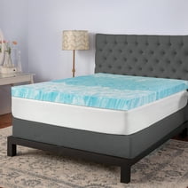 Allswell 4" Memory Foam Mattress Topper Infused with Copper Gel, Twin ...
