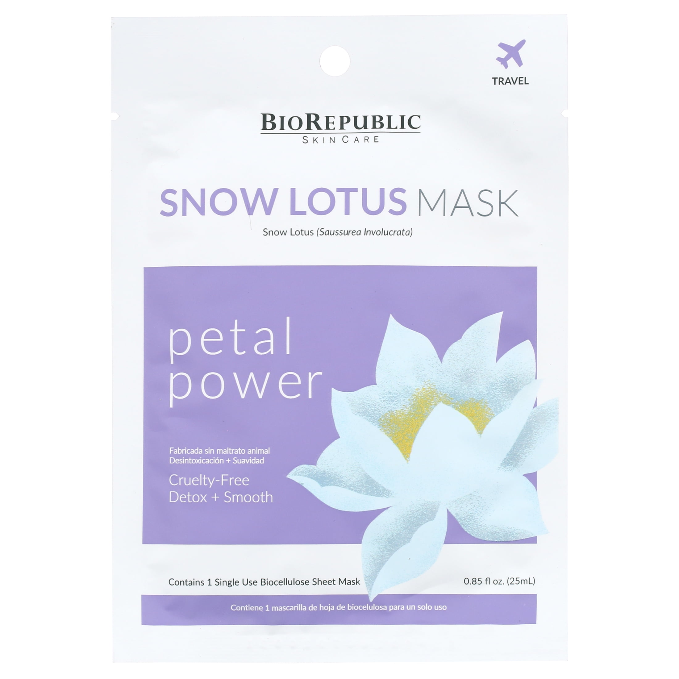 BioRepublic SkinCare Petal Power Mask, Age-Defying, Cruelty-Free, 1 ...