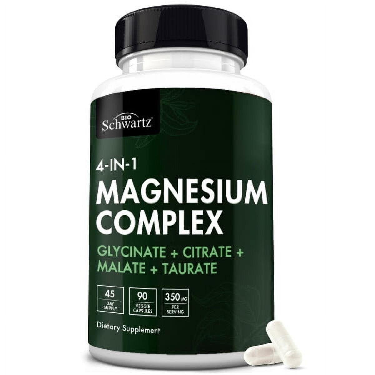 BioSchwartz Magnesium Complex - Magnesium Supplement with 350mg | Support Heart Health Sleep ...