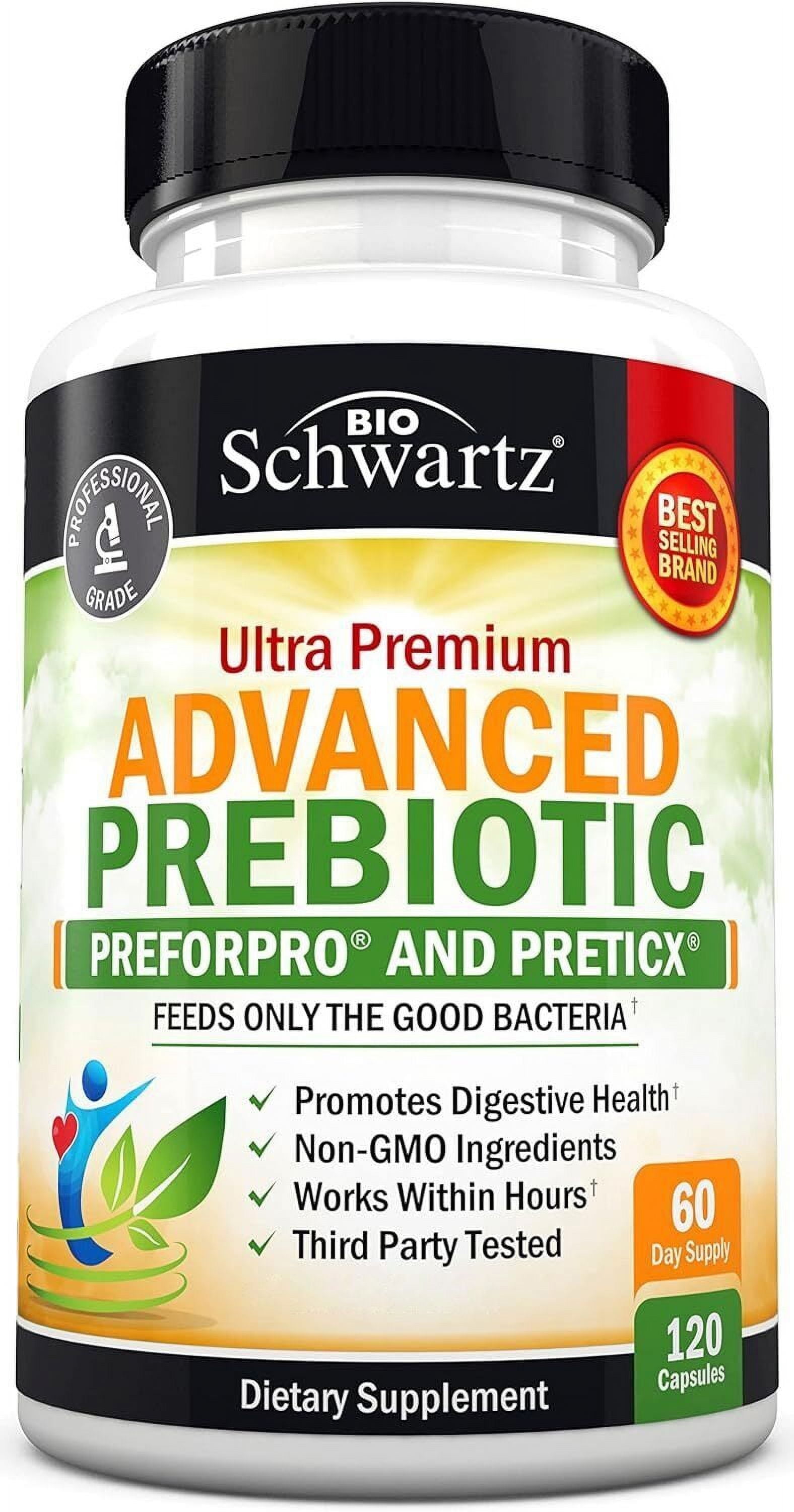 BioSchwartz Prebiotics for Advanced Gut Health - Immune System Support ...