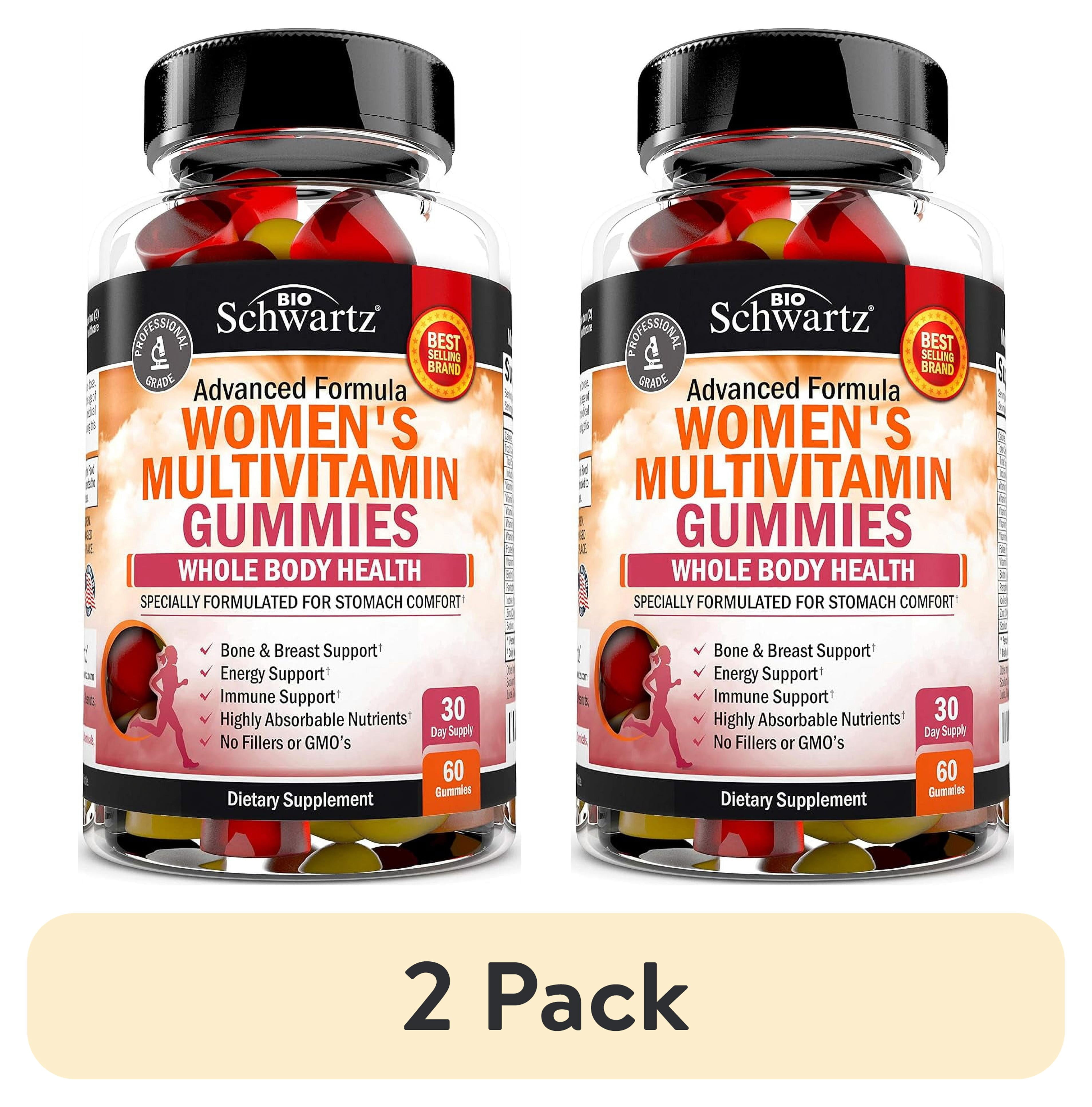 (2 pack) BioSchwartz Women's Multivitamin Gummies | Immune Support ...