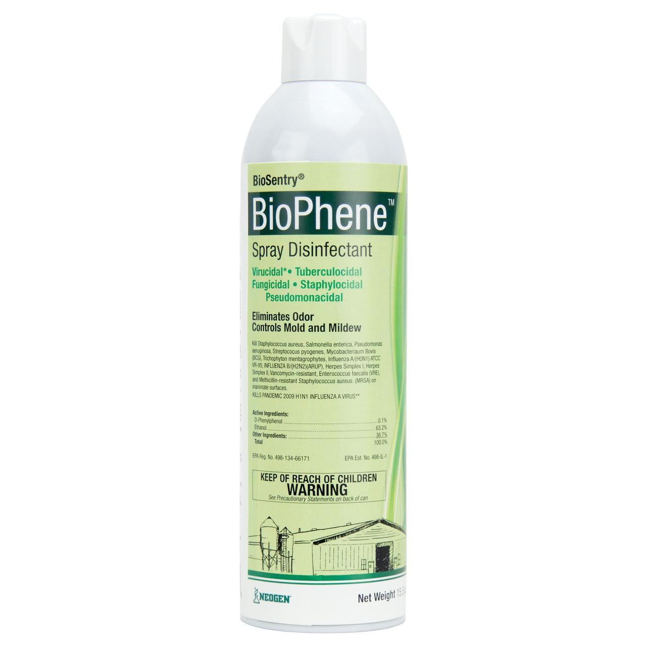 ** BioSentry BioPhene Spray Disinfectant, 16 oz - Walmart.com