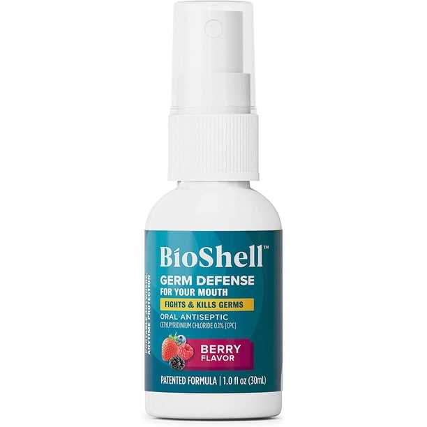 BioShell Germ Defense for Your Mouth (1 fl. oz.) I Fights and Kills ...