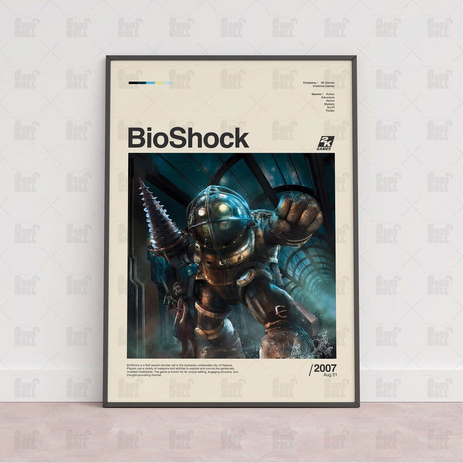 BioShock Poster, Gaming Room Poster, Gaming Wall Poster, Gaming Print ...