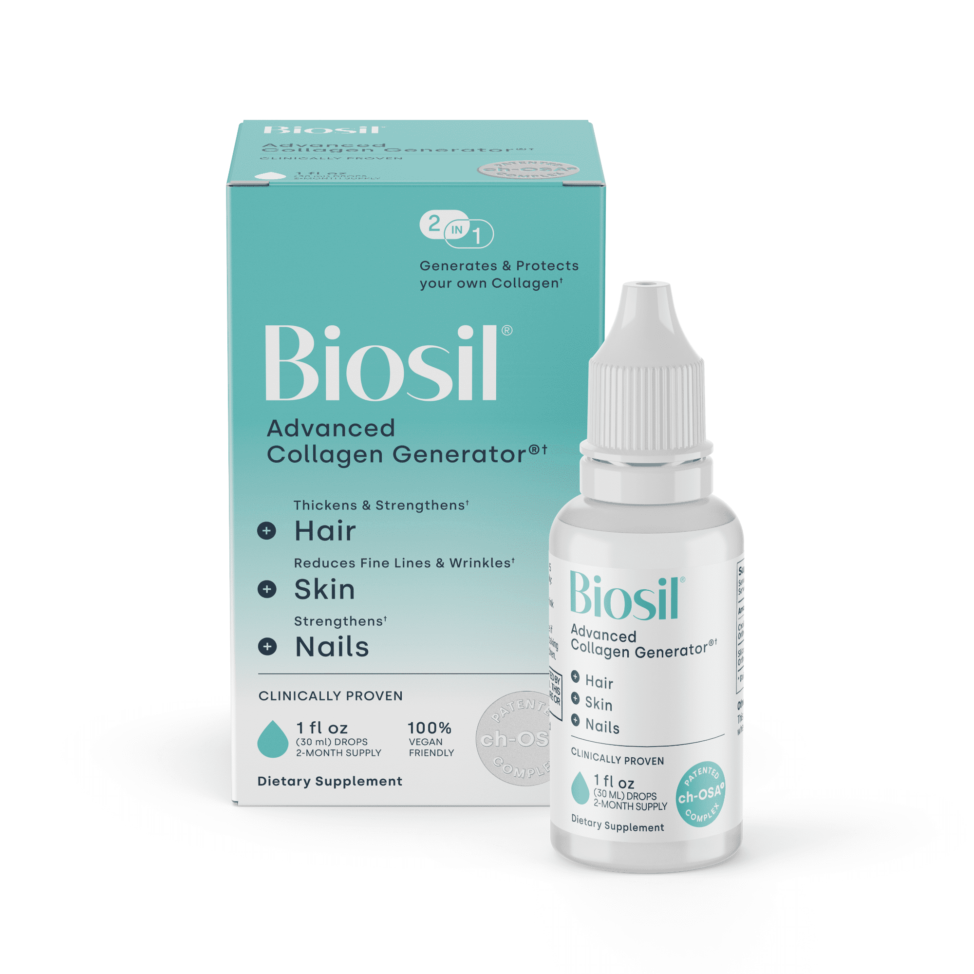 Biosil Collagen Generator - 1 fl oz Drops - Walmart Business Supplies